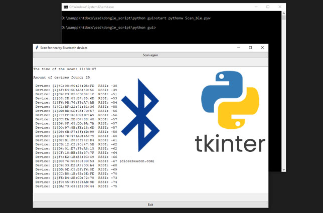 Python GUI Bluetooth Programming With Tkinter BleuIO Create Bluetooth Low Energy Application