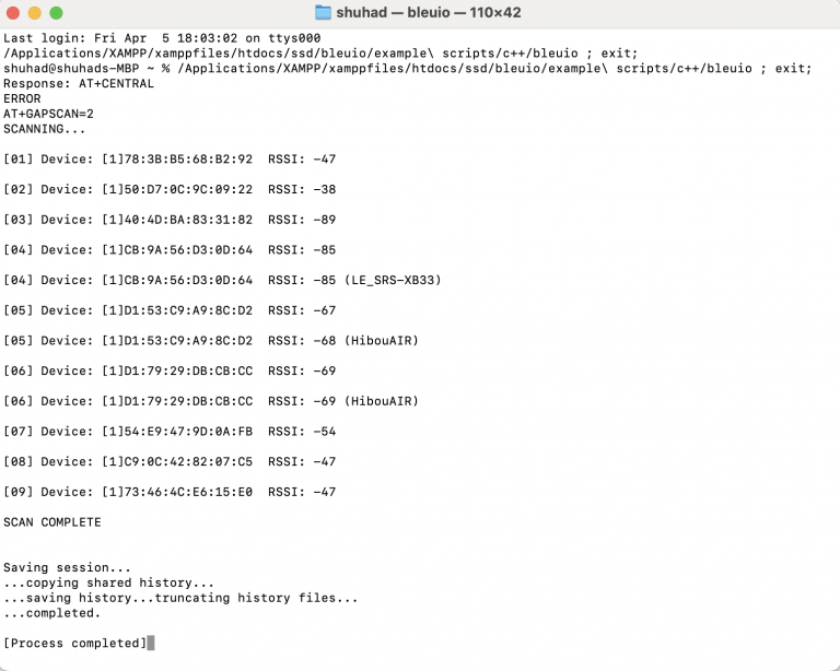 Using Bleuio For Ble Application Development With C Bleuio Create Bluetooth Low Energy