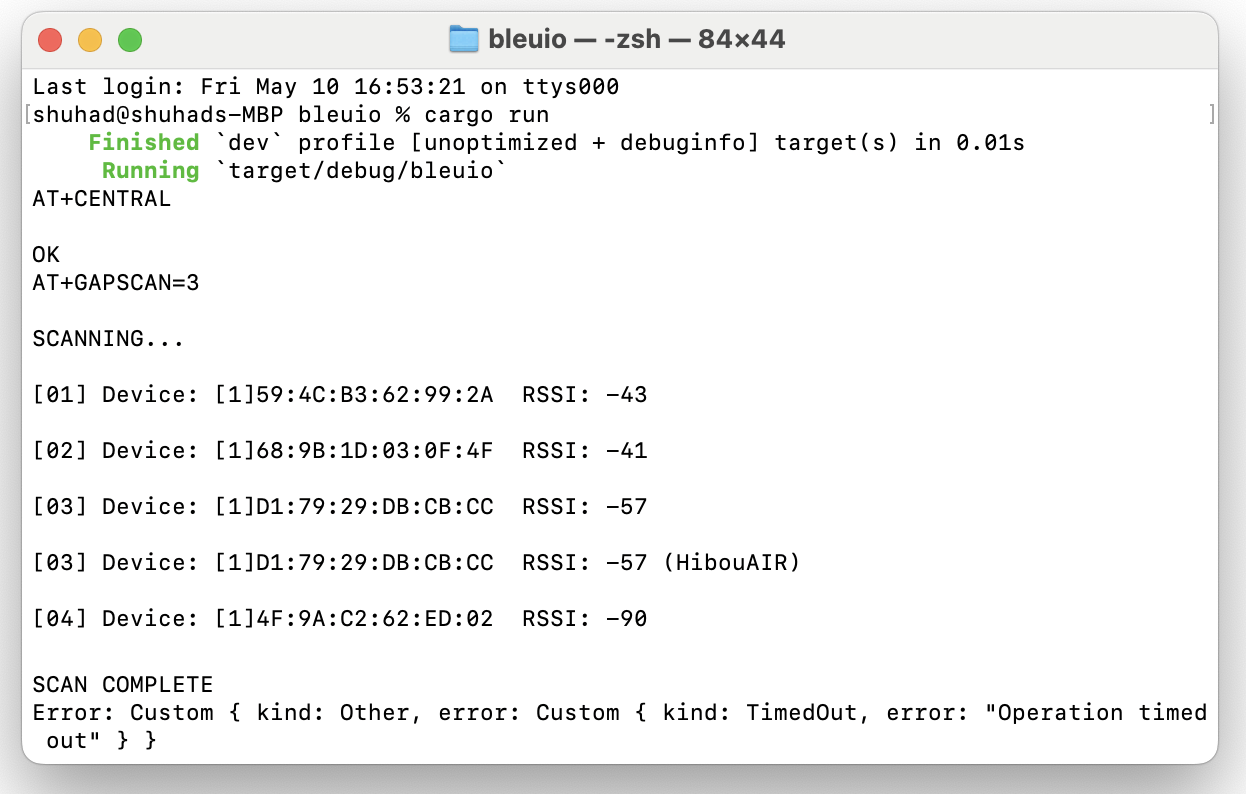 Developing Ble Applications With Bleuio And Rust Bleuio Create Bluetooth Low Energy Application