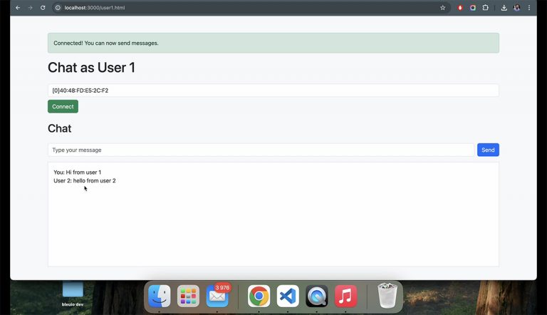 Creating a BLE Chat Application Using BleuIO USB Dongle - BleuIO - Create Bluetooth Low Energy ...
