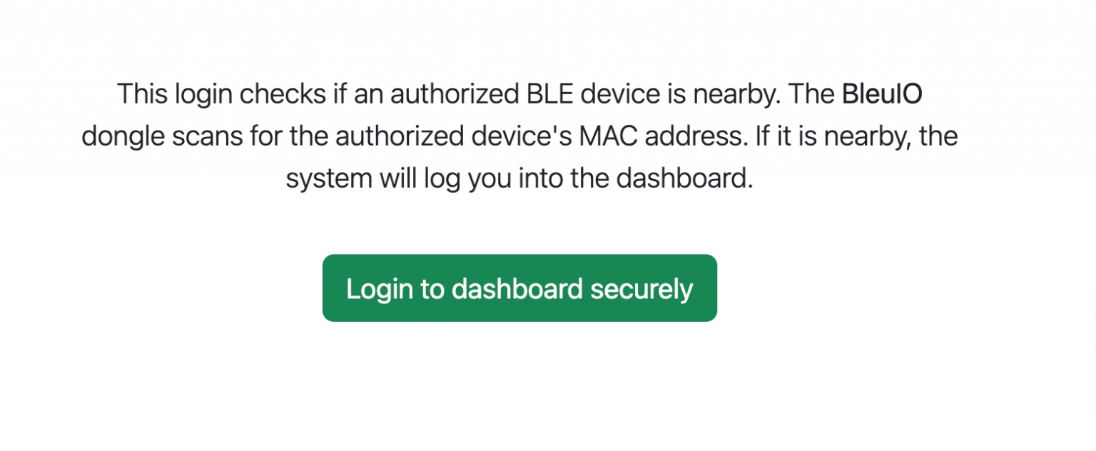 Building A Secure Proximity Based Login System With Bluetooth Low