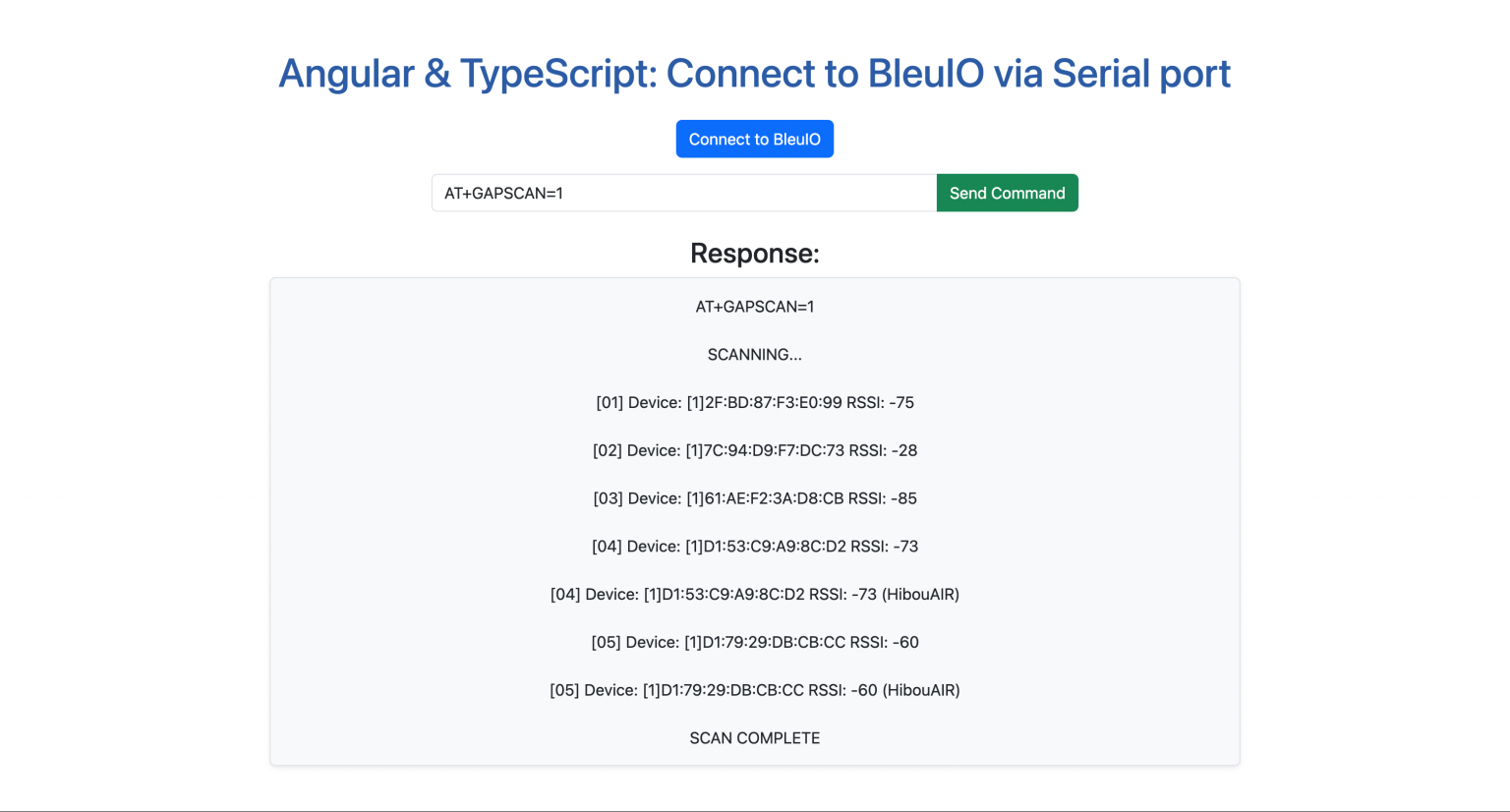 Using BleuIO with Angular & TypeScript via Web Serial API - BleuIO ...